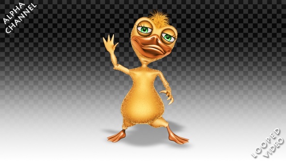 Cartoon Duck - Break Dance, Motion Graphics | VideoHive