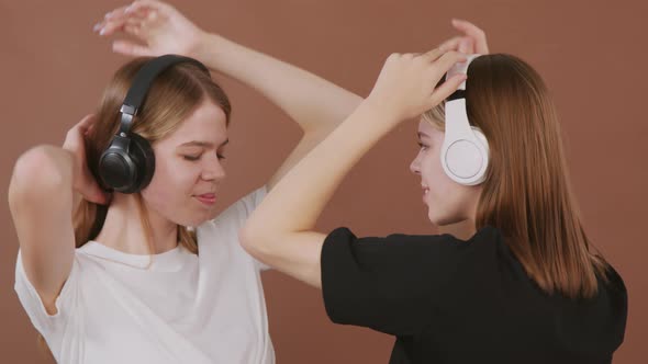 Twin Sisters Dancing, Stock Footage | VideoHive