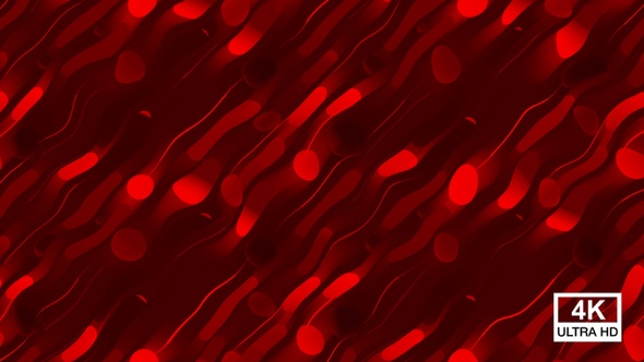 Abstract Wavy Red Line Moving 4K, Motion Graphics | VideoHive