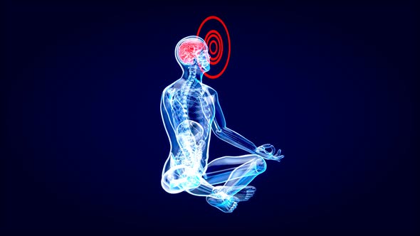 3D Creative abstract zen man , Motion Graphics | VideoHive