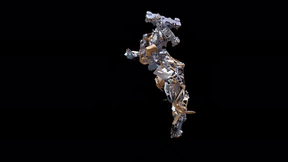 44 Robot Dancing 4K, Motion Graphics | VideoHive