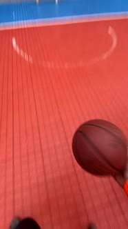 First Person Point of View Man Playing Basketball, Stock Footage ...