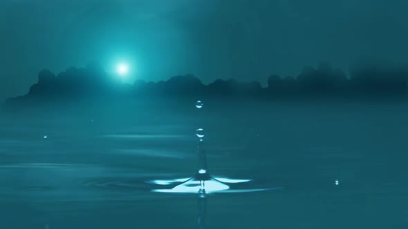 Motion Graphics Green Water Background Animation, Motion Graphics ...