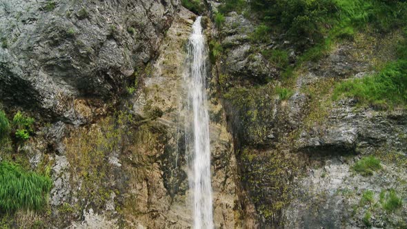 Shot of a waterfall in Theti National park in Albania, Stock Footage