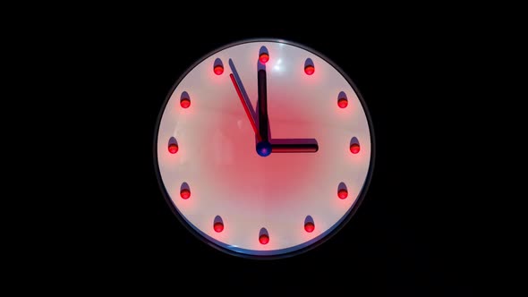 Time Clock Loop Alpha Channel, Motion Graphics | VideoHive