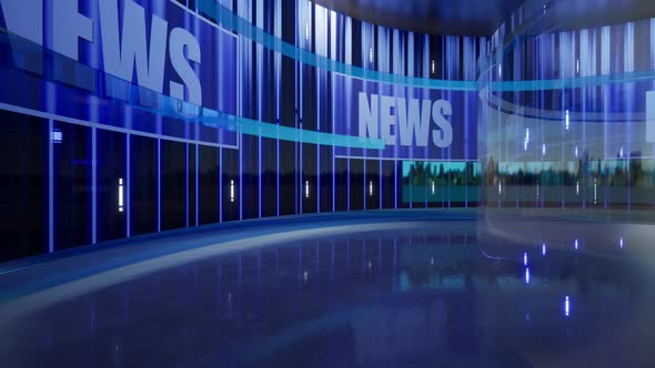 3D Virtual News Studio Background 4K, Motion Graphics | VideoHive