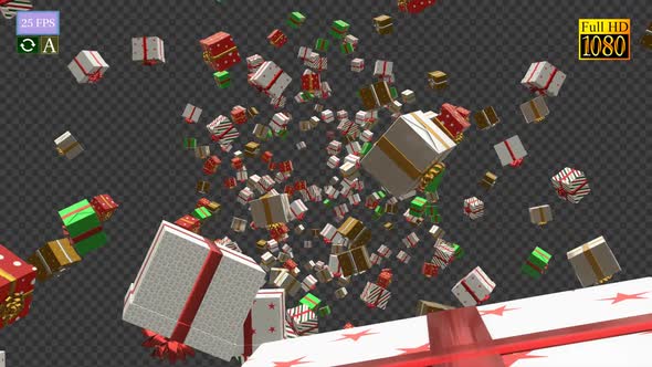 Gift Box Animation A3 HD, Motion Graphics | VideoHive