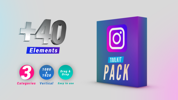 Instagram Elements Pack, Motion Graphics | VideoHive