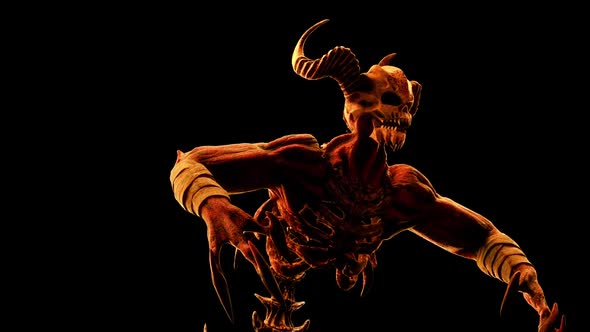 The Hell Creature VJ Loop, Motion Graphics | VideoHive