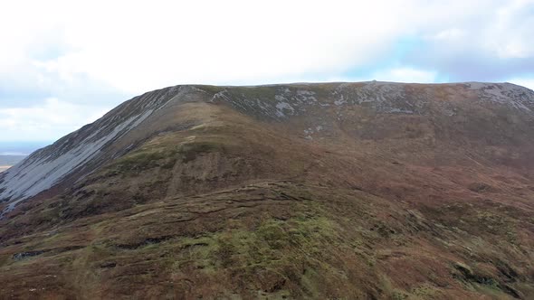 Aerial View of the Muckish Mountain in County Donegal Ireland, Stock ...