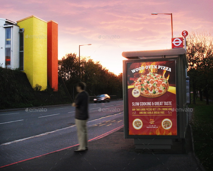 Pizza Restaurant Poster Template Vol.2 by OWPictures | GraphicRiver