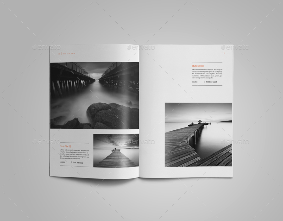 Photobook Template, Print Templates | GraphicRiver