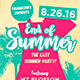 End of Summer Flyer Template, Print Templates | GraphicRiver