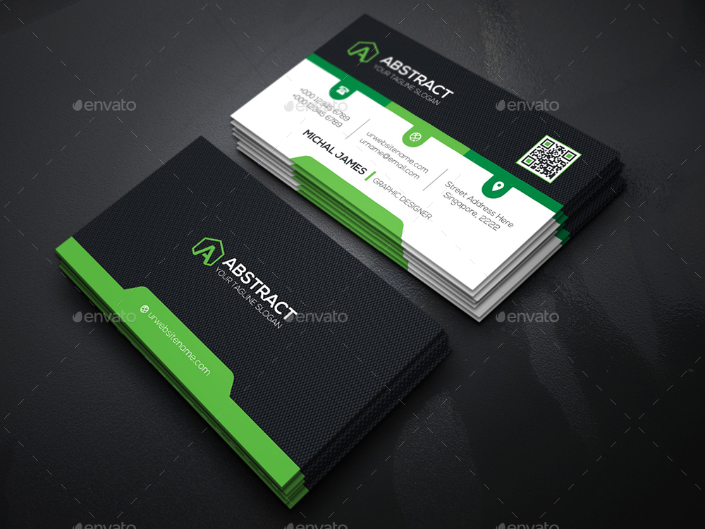 Business Card Bundle 4 in 1, Print Templates | GraphicRiver