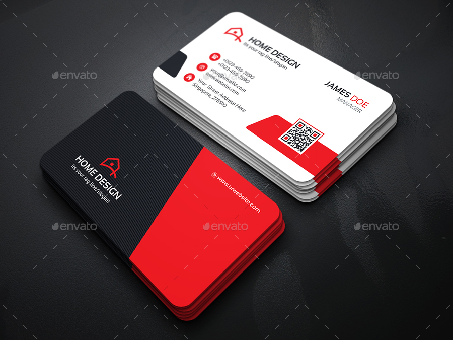 Business Card Bundle 4 in 1, Print Templates | GraphicRiver