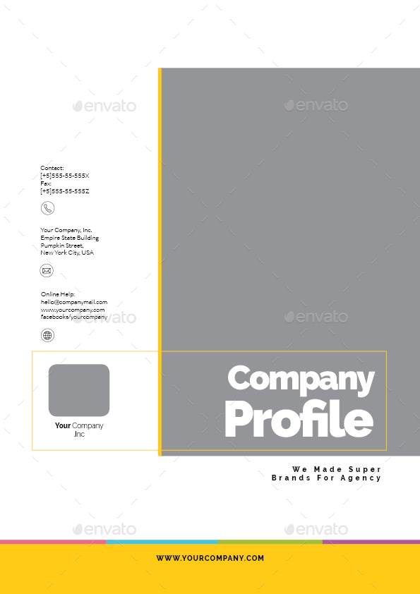 Company Profile, Print Templates | GraphicRiver