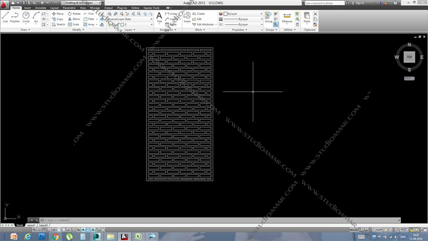Brick (3D screen) PD_G12 by dotstudio_in | 3DOcean
