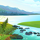 Lake Landscape, Vectors | GraphicRiver