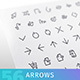 Arrow Line Icons Set, Icons | GraphicRiver