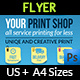 Print Shop Flyer Template, Print Templates | GraphicRiver
