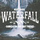 Waterfall. Handcrafted Font, Fonts | GraphicRiver