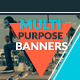 Multipurpose Banners, Web Elements | GraphicRiver