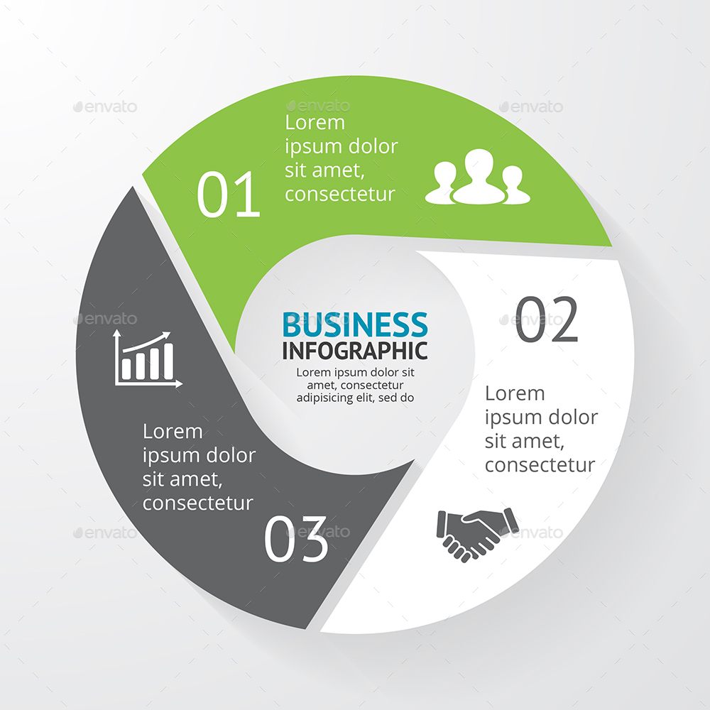 3 Steps Infographics. Vol.1, Infographics | GraphicRiver