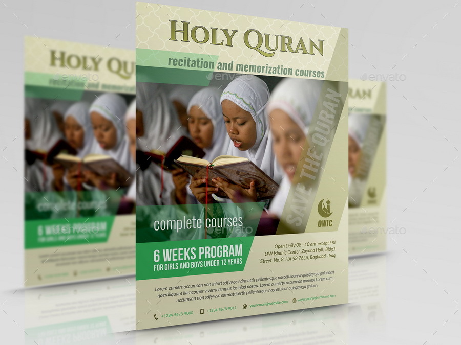 Islamic Flyer Template Vol.2, Print Templates | GraphicRiver