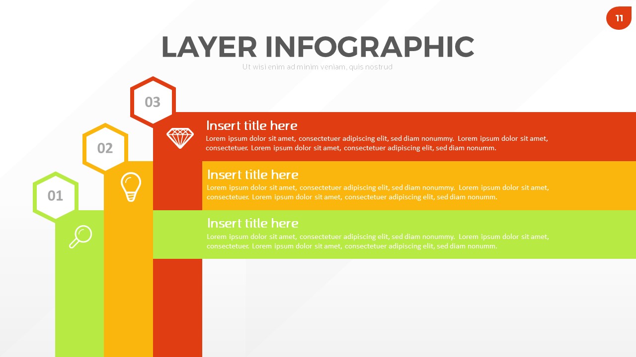 Layer Infographic PowerPoint Template, Presentation Templates ...