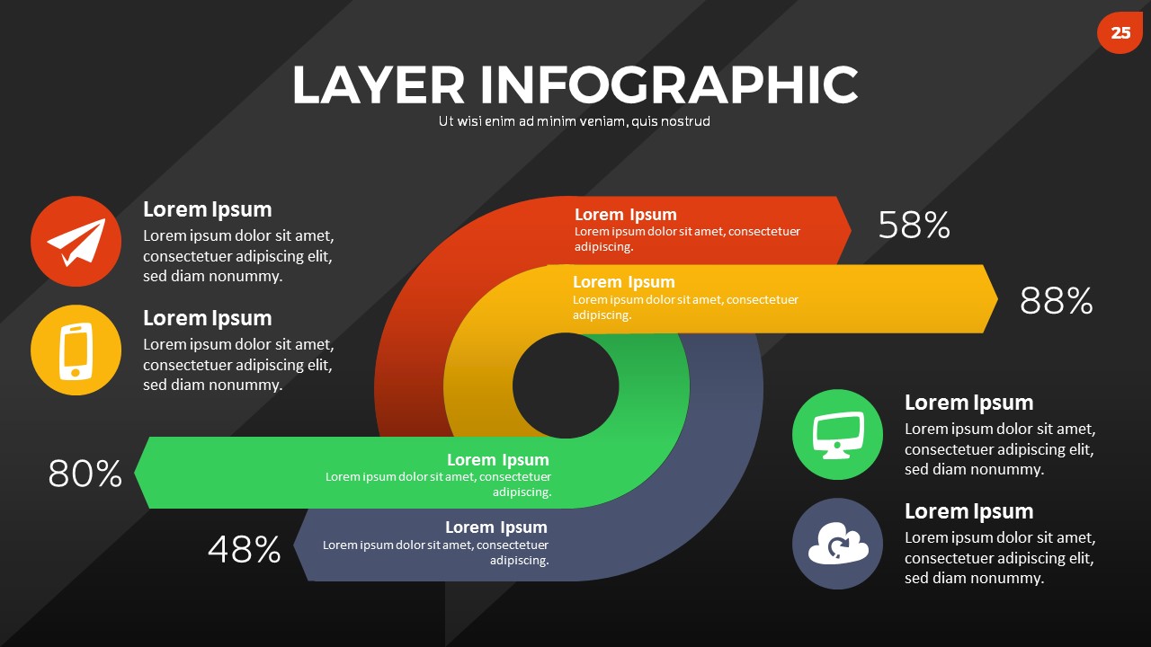 Layer Infographic PowerPoint Template, Presentation Templates ...