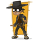 Cartoon Bandit in Black Mask, Vectors | GraphicRiver