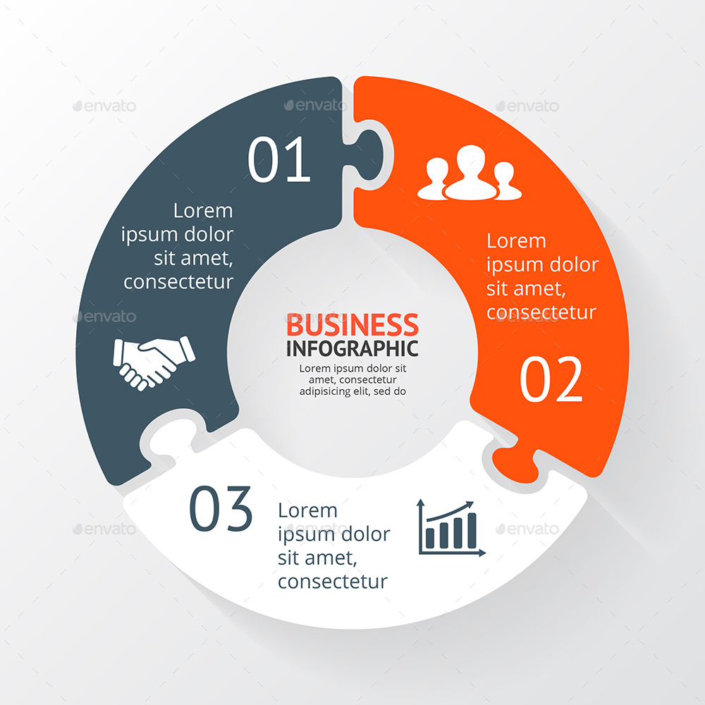 3 Steps Infographics. Vol.2, Infographics | GraphicRiver