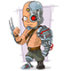 Cartoon Cyborg with Cool Metal Details, Vectors | GraphicRiver