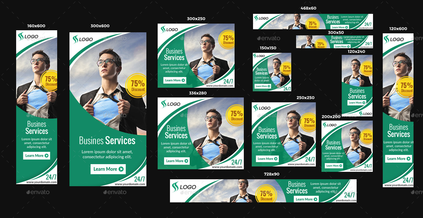 Multipurpose Business and Marketing Banner, Web Elements | GraphicRiver