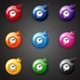 Set of Colorful Bombs for Match Three Game, Vectors | GraphicRiver