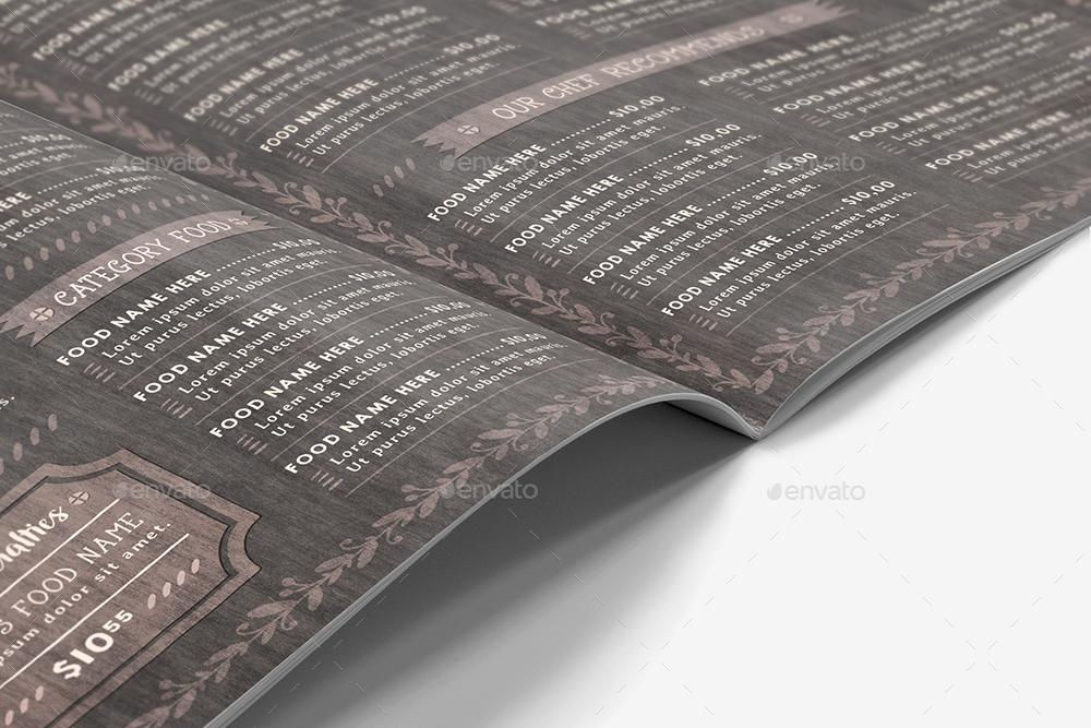 Restaurant Food Menu Package, Print Templates | GraphicRiver