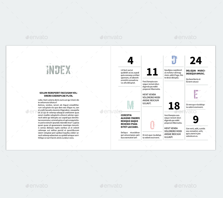 Catalog Template - Volume 05, Print Templates | GraphicRiver