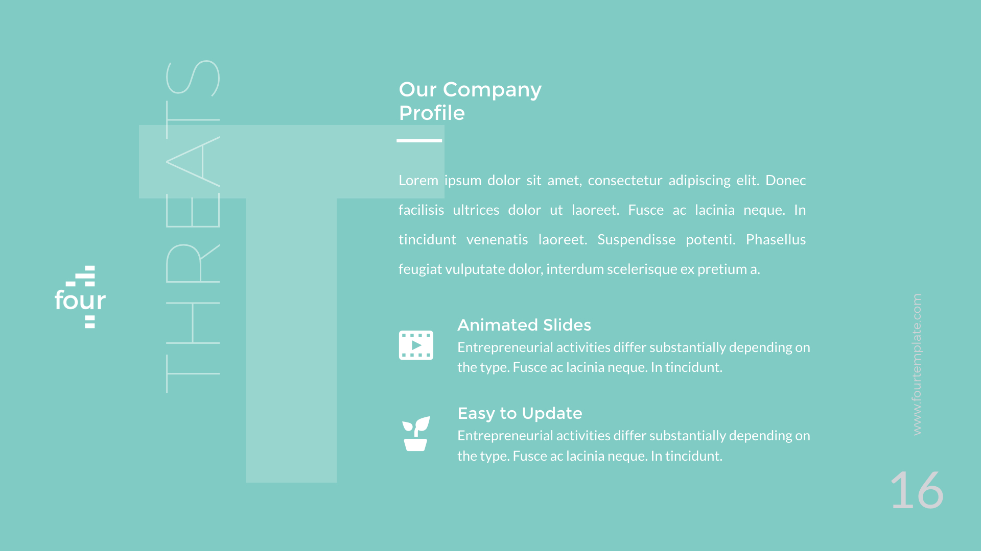 Four - PowerPoint Presentation Template, Presentation Templates ...