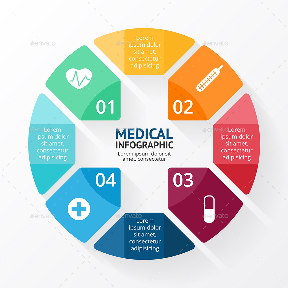 10 in 1 Medical Health Plus Sign Infographics, Infographics | GraphicRiver