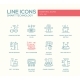 Smart Technology- Line Design Icons Set, Vectors | GraphicRiver