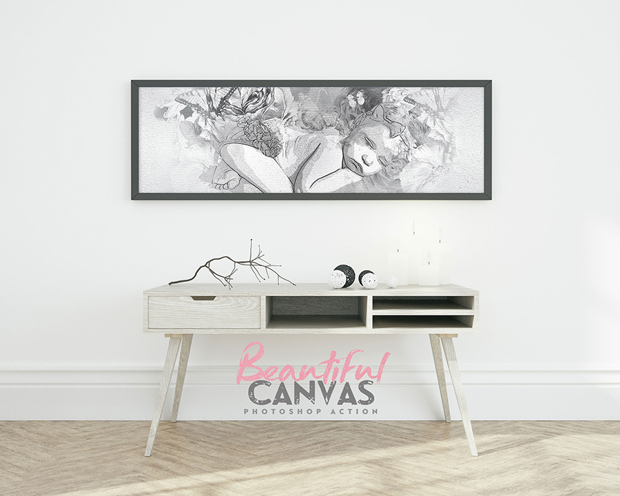 Canvas Photoshop Action by amorjesu | GraphicRiver
