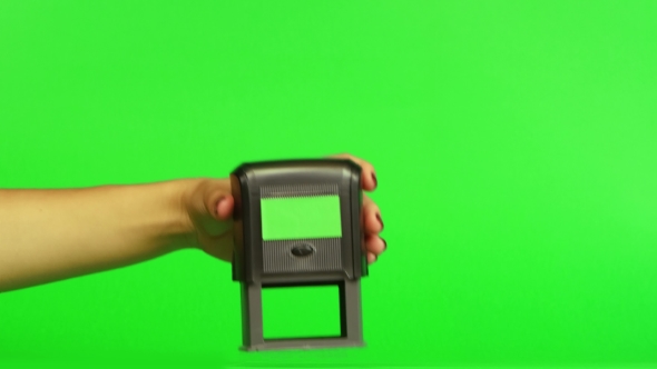 Stamp On Documents. . Green Screen, Stock Footage | VideoHive