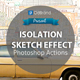 Isolation Sketch Photoshop Action, Add-ons | GraphicRiver