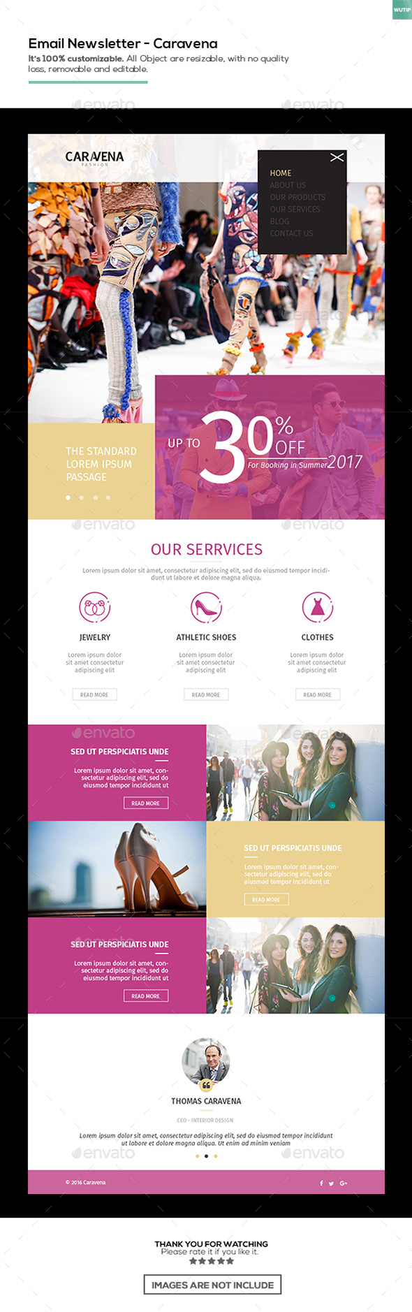 Caravena Fashion | Email Template by wutip2 | GraphicRiver