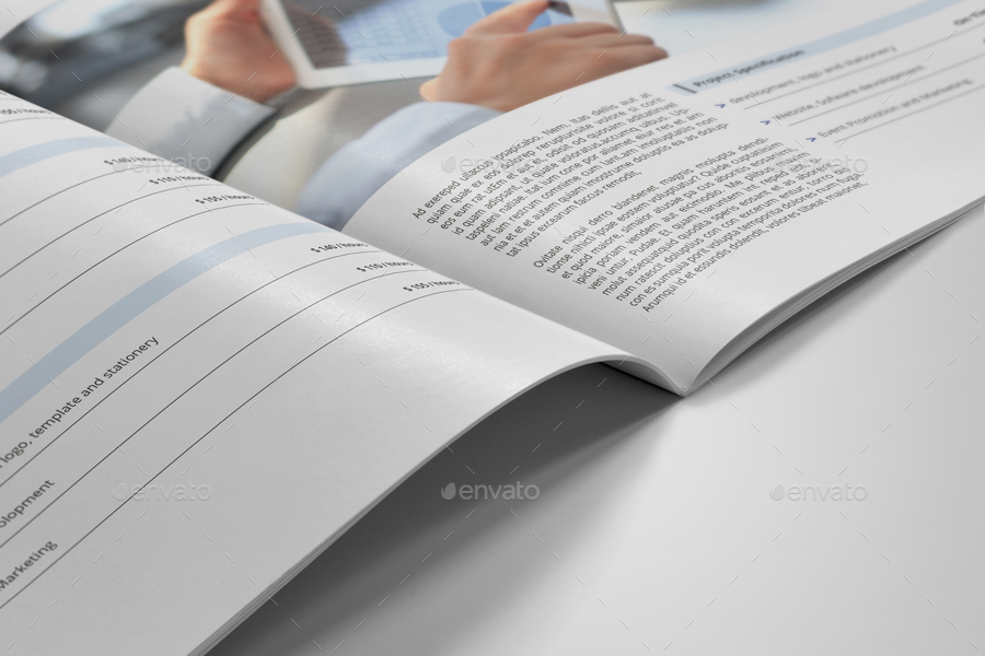 Clean Proposal Project Template, Print Templates | GraphicRiver