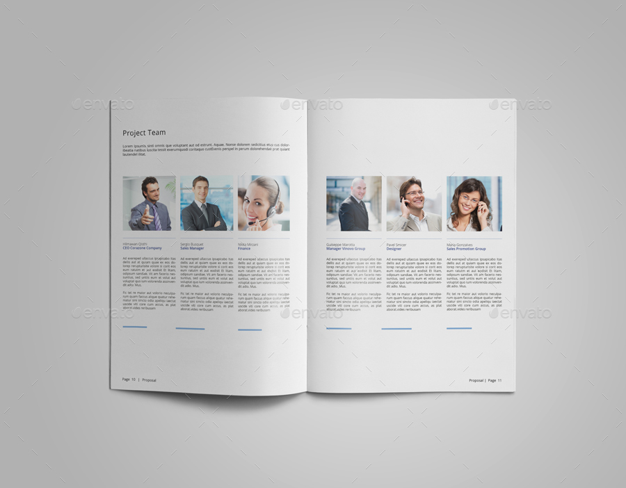 Clean Proposal Project Template, Print Templates | GraphicRiver