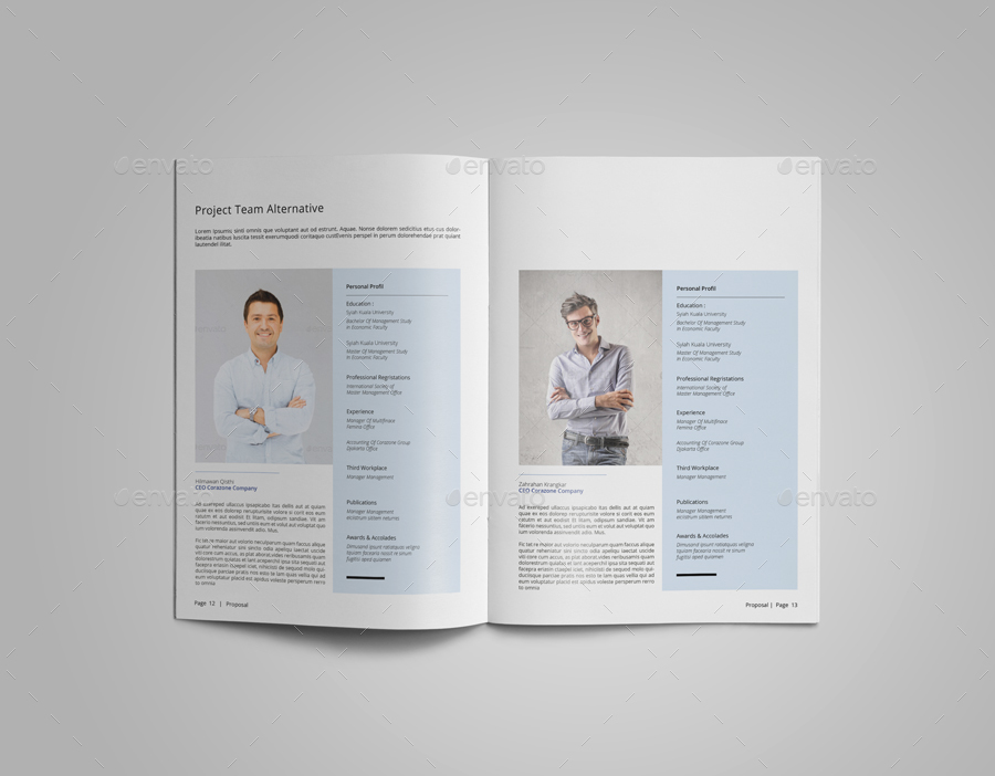 Clean Proposal Project Template, Print Templates | GraphicRiver