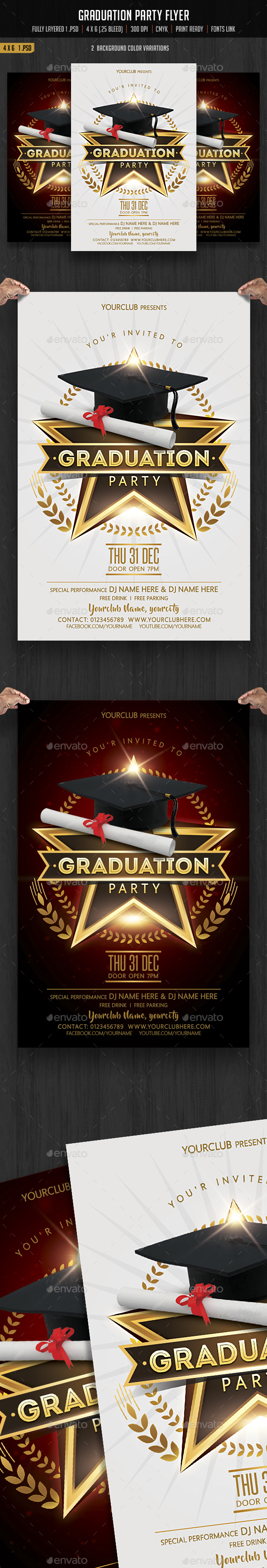 Graduation Party by creativeartx | GraphicRiver
