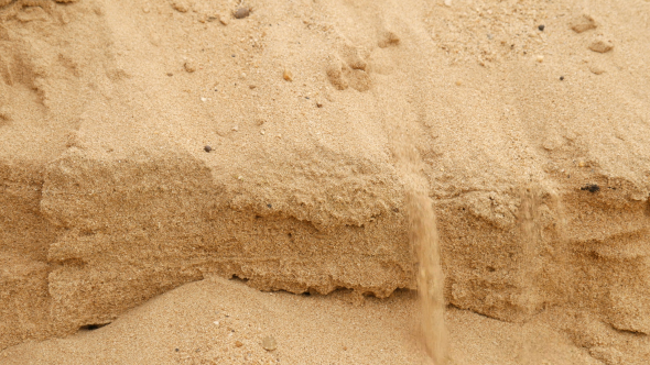 Sand Fall, Stock Footage | VideoHive