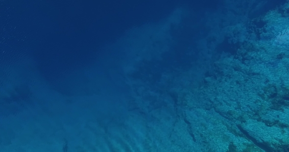 Blue Lake. Aerial View, Stock Footage | VideoHive